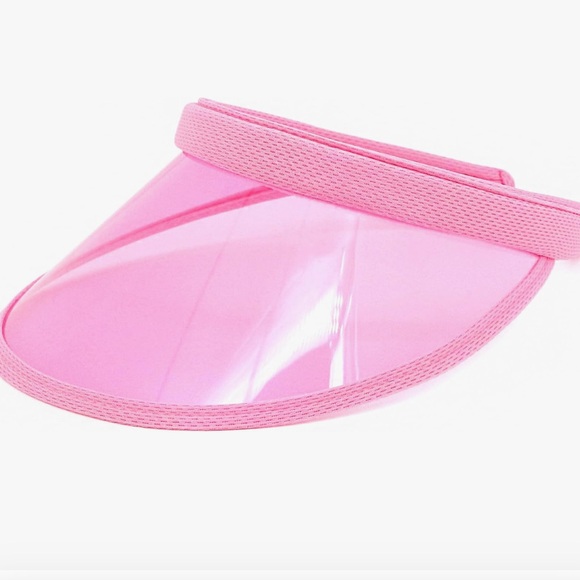 Accessories | Barbie Pink Sun Visor Hat Beach River Boating Lake ...